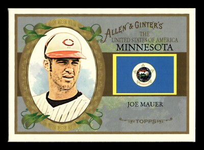 2008 Topps Allen & Ginter #US23 Joe Mauer Minnesota Twins | eBay