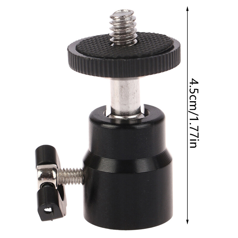 Camera Mini Flash Bracket Holder Mount Shoe Adapter Tripod Ball Head ...