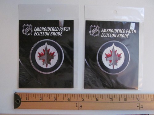2 WINNIPEG JETS NHL HOCKEY NATIONAL LEAGUE PATCH CREST MINT IN PACKAGE ...