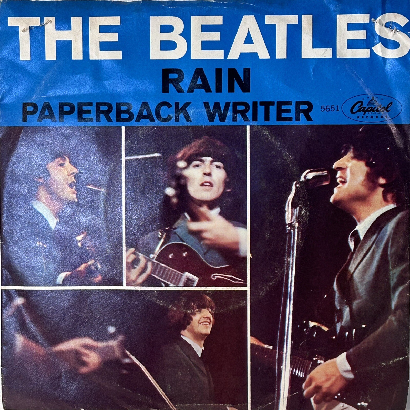 Beatles Paperback Writer / Rain 1966 7” VG VG+ | eBay