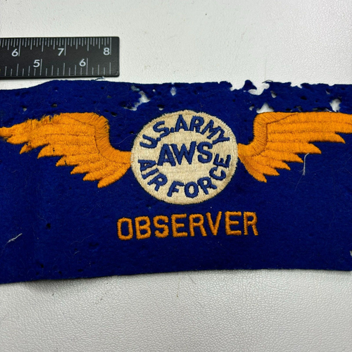 VINTAGE BAD SHAPE U.S. ARMY AWS AIR FORCE OBSERVER WINGS Patch 00.X | eBay