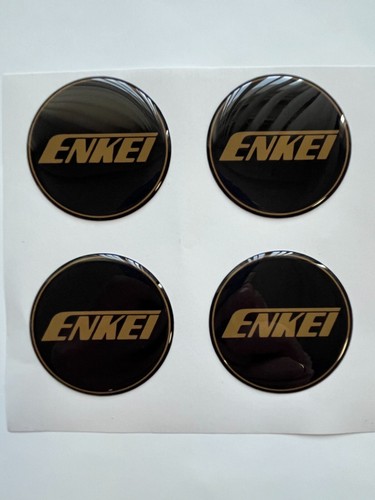 4x Enkei Decals Center Wheel Cap Self-Adhesive Emblems Rims Logo ...