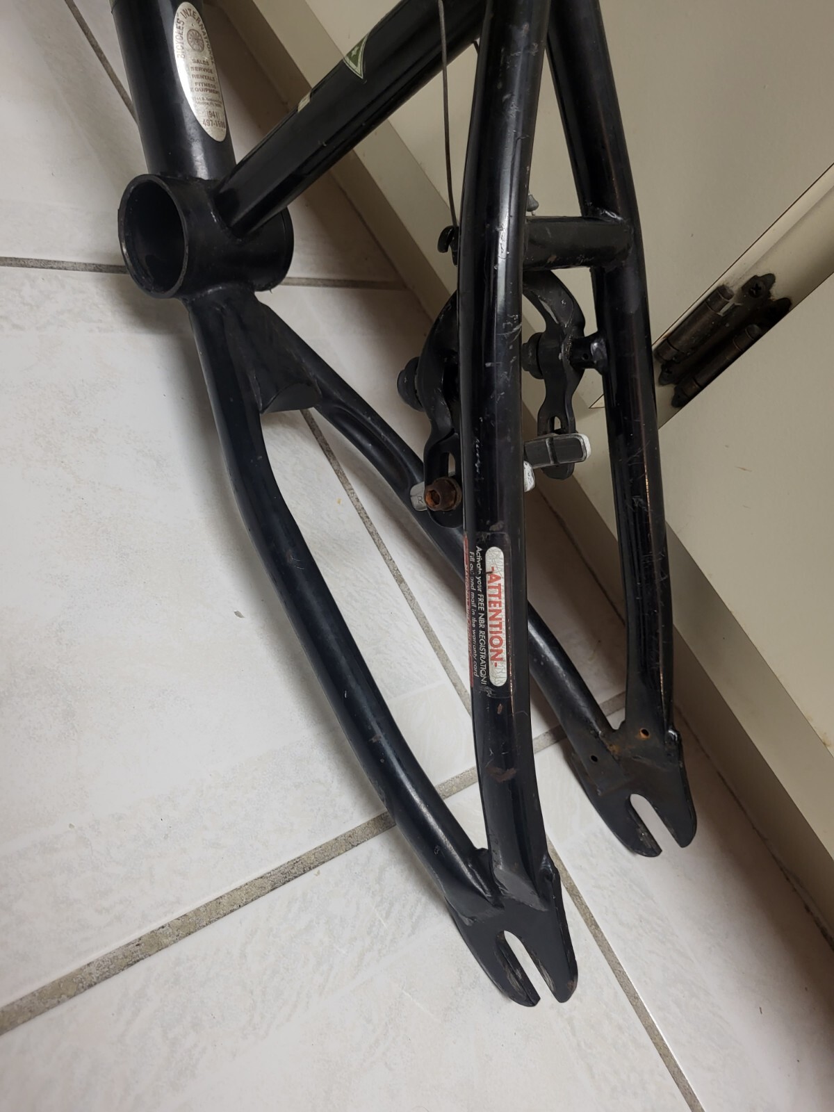 Diamondback mr lucky BMX DIRT street bike bicycle frame 20"OLD MID ...