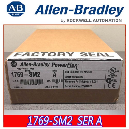 New Sealed Allen Bradley 1769-SM2 SER A Compact I/O DSI/Modbus Module ...