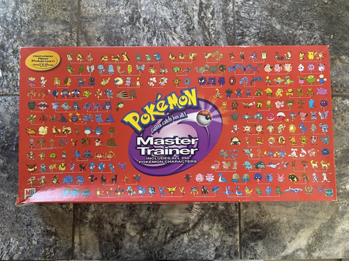 Pokemon Master Trainer Board Game 2001 100% Complete Milton Bradley | eBay