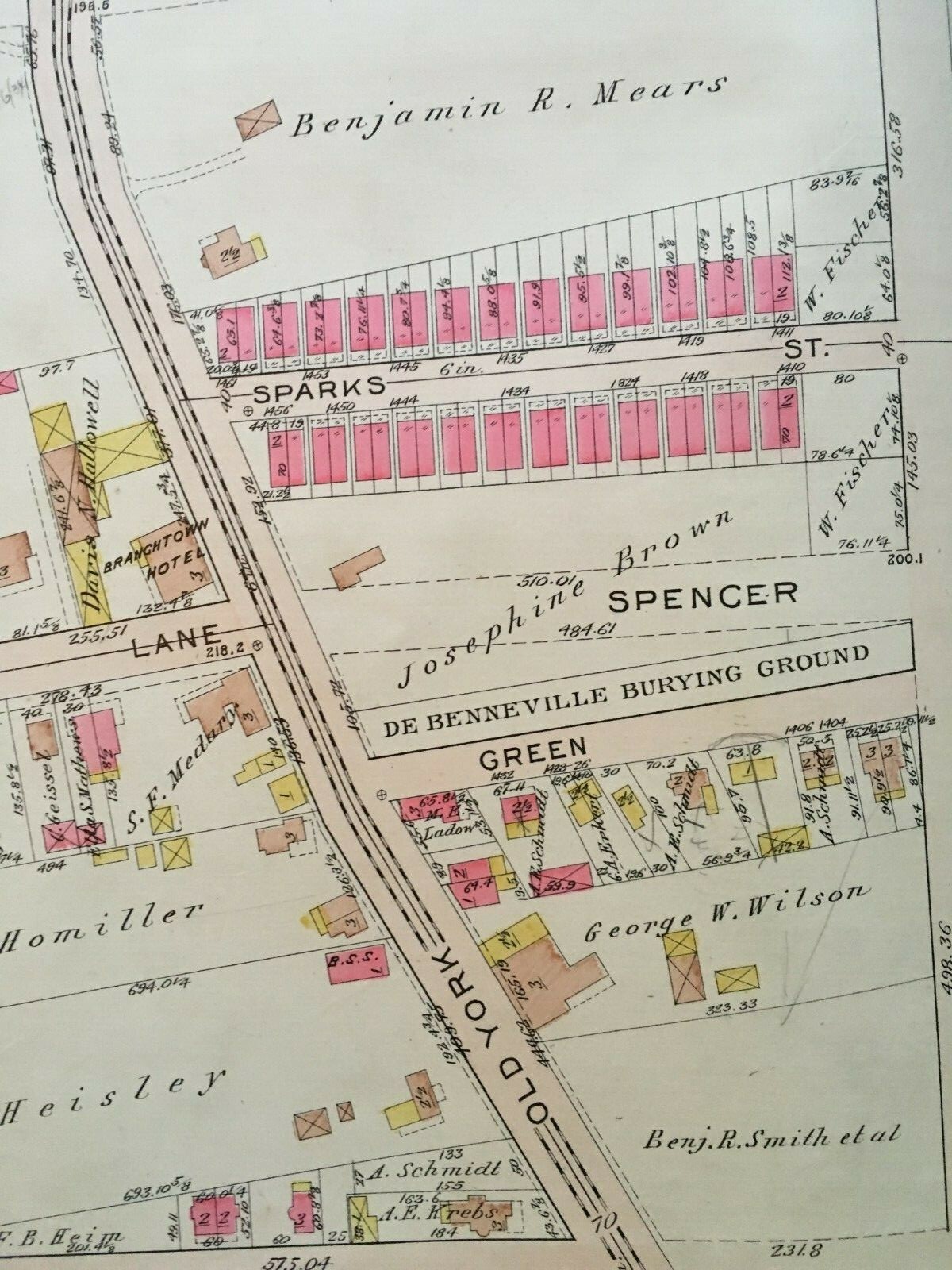 1913 FERN ROCK PHILADELPHIA, PENNSYLVANIA 11TH STREET - 17TH STREET ...