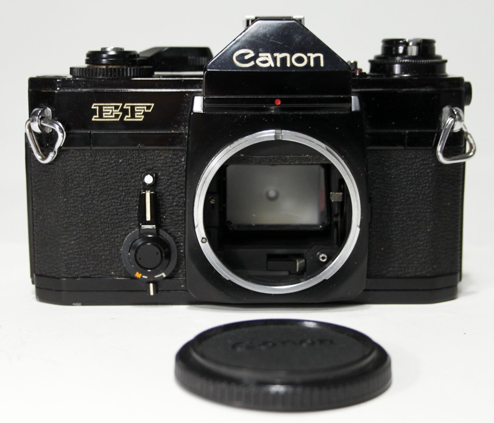 CANON EF 35mm SLR Film Camera Body WORKING except meter -READ New Seals ...