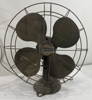 Vintage R&M Banner Desk Fan Model B12A6-0 (Robbins & Myers) - For Parts ...