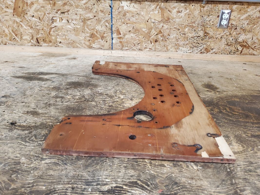 1911 Original Ford Model T Firewall Mfg By Syverson Cabinet Company ...