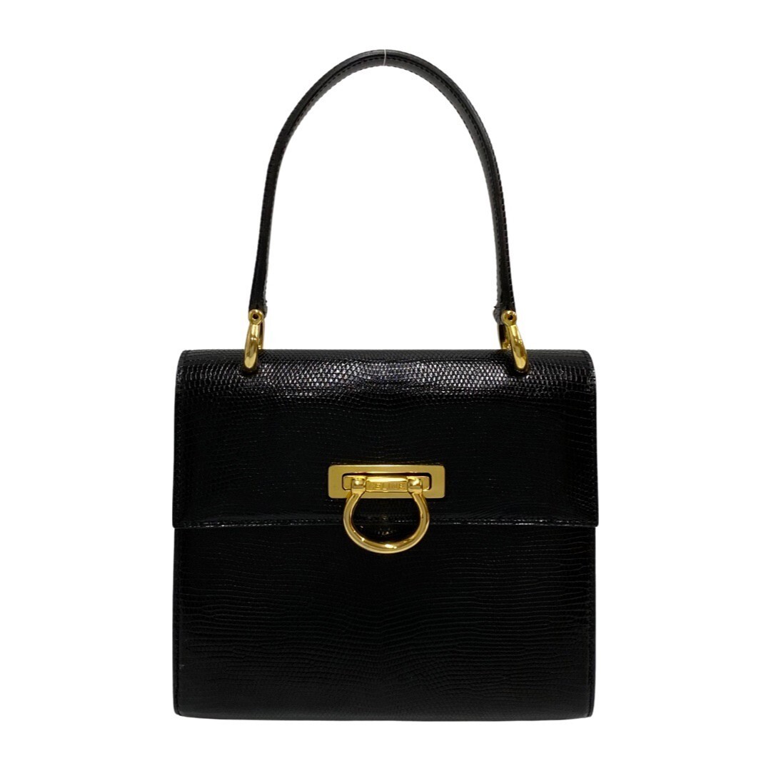 Rare CELINE Celine Vintage Logo Metal Fittings Leathe… - Gem