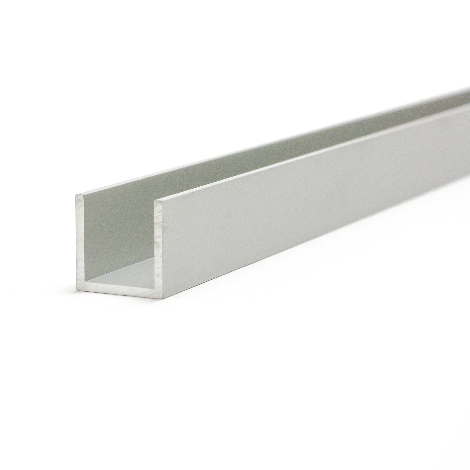 Aluminium U-Profile ELOXIERT 3,5-6 m U-Schiene Aluprofil Alu U Profil C ...