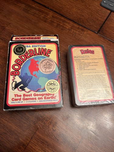 NEW Open Box Borderline Geography Card Game USA Edition Sealed Cards | eBay