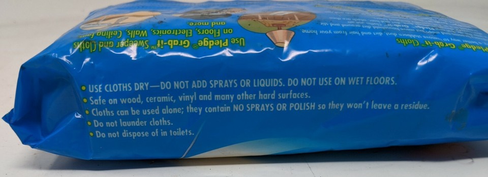 Pledge Grab-It Dry Disposable Cloths | eBay