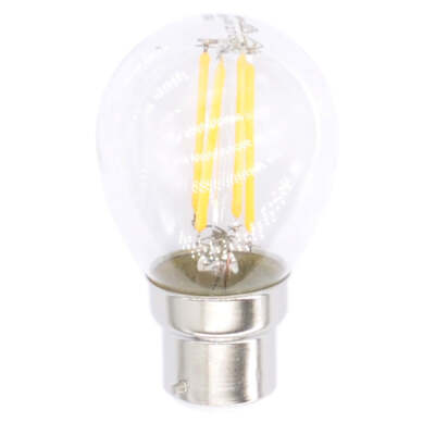 Lusion Fancy Round Filament LED Light Bulb B22 240V 4W W/W 20232 | eBay