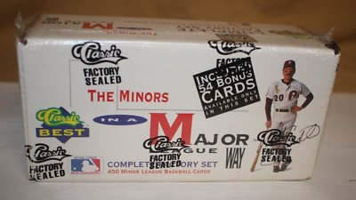 The Minors in a Major League Way 1991 Classic Best Box Factory Set ...