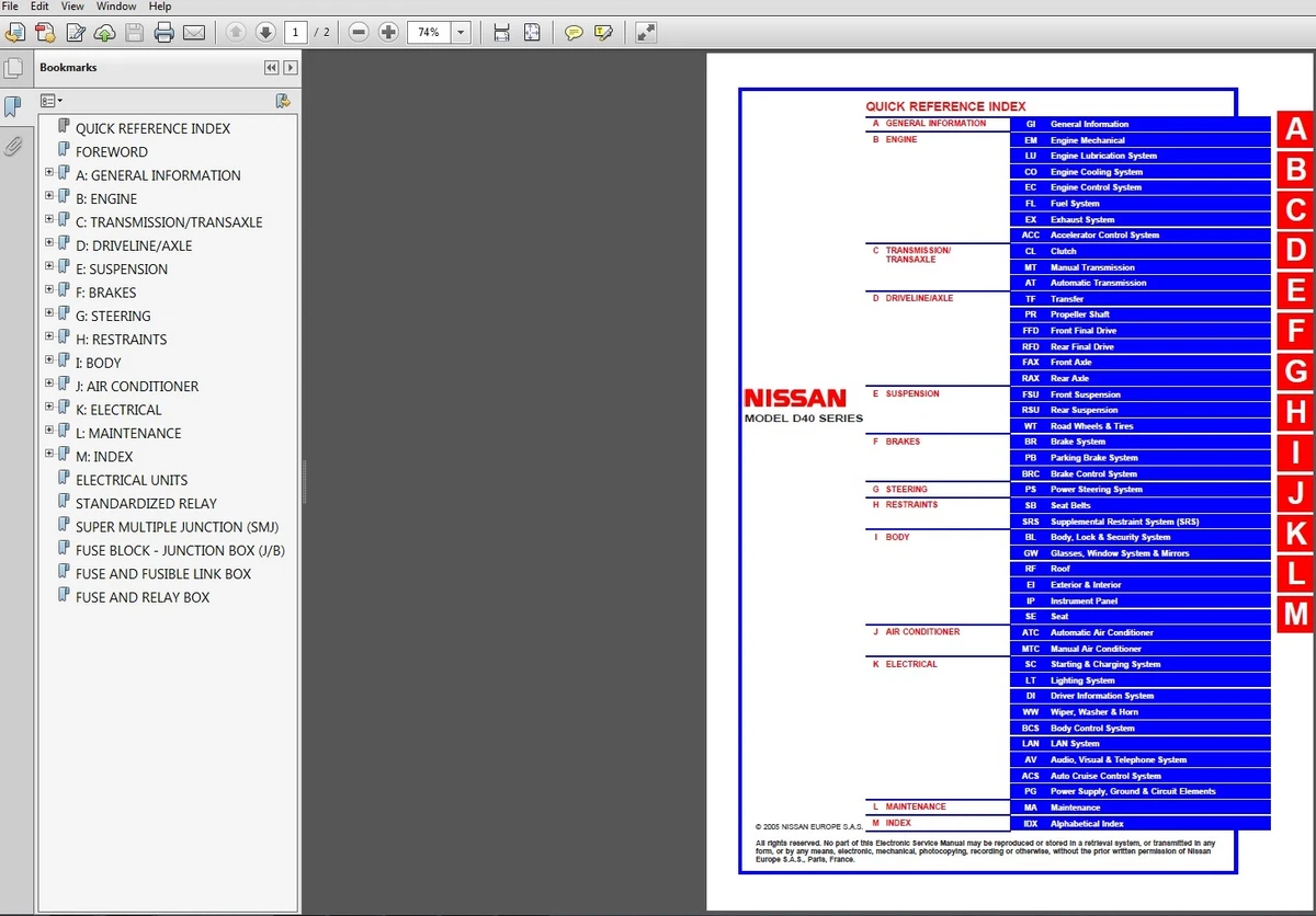 Download Nissan Navara D40 Model Series ESM 2010MY, 44% OFF
