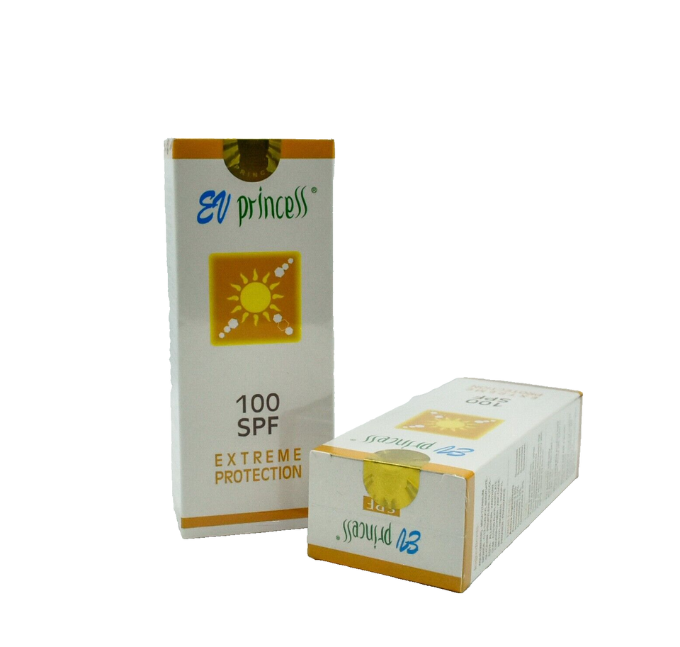 EV Princess 100 SPF Extreme Protection Sun Block tinted 2oz/ 60 ml (2 ...