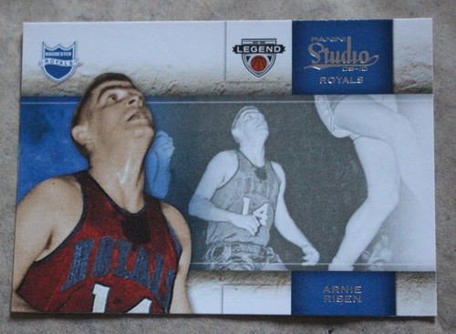 2009-10 Panini Studio Arnie Risen Rochester Royals Legend Card #102 | eBay