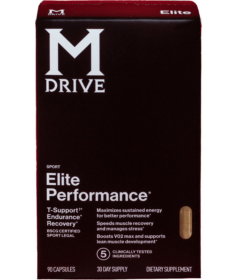 MDRIVE ELITE Endurance Testosterone Men VO2Max Testofen Fenugreek Zinc ...