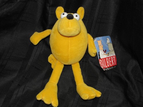 Commonwealth Stuffed Plush Dilbert Ratbert Gold Yellow United Feature ...