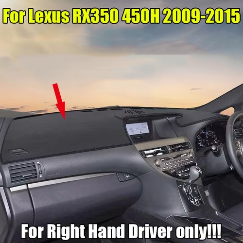 RHD For Lexus RX350 450H 2009-2015 Leather Dashboard Dash Cover Dashmat ...
