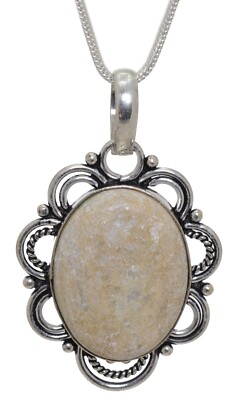 Muscovite Gemstone Pendant In.925 Sterling Overlay Silver For Women GP ...