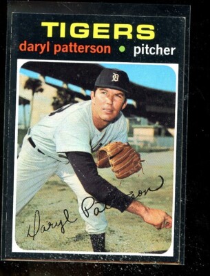 1971 TOPPS #481 DARYL PATTERSON TIGERS NRMINT E016921 | eBay