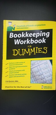 Bookkeeping Workbook for Dummies by Lita Epstein (2007, Paperback ...