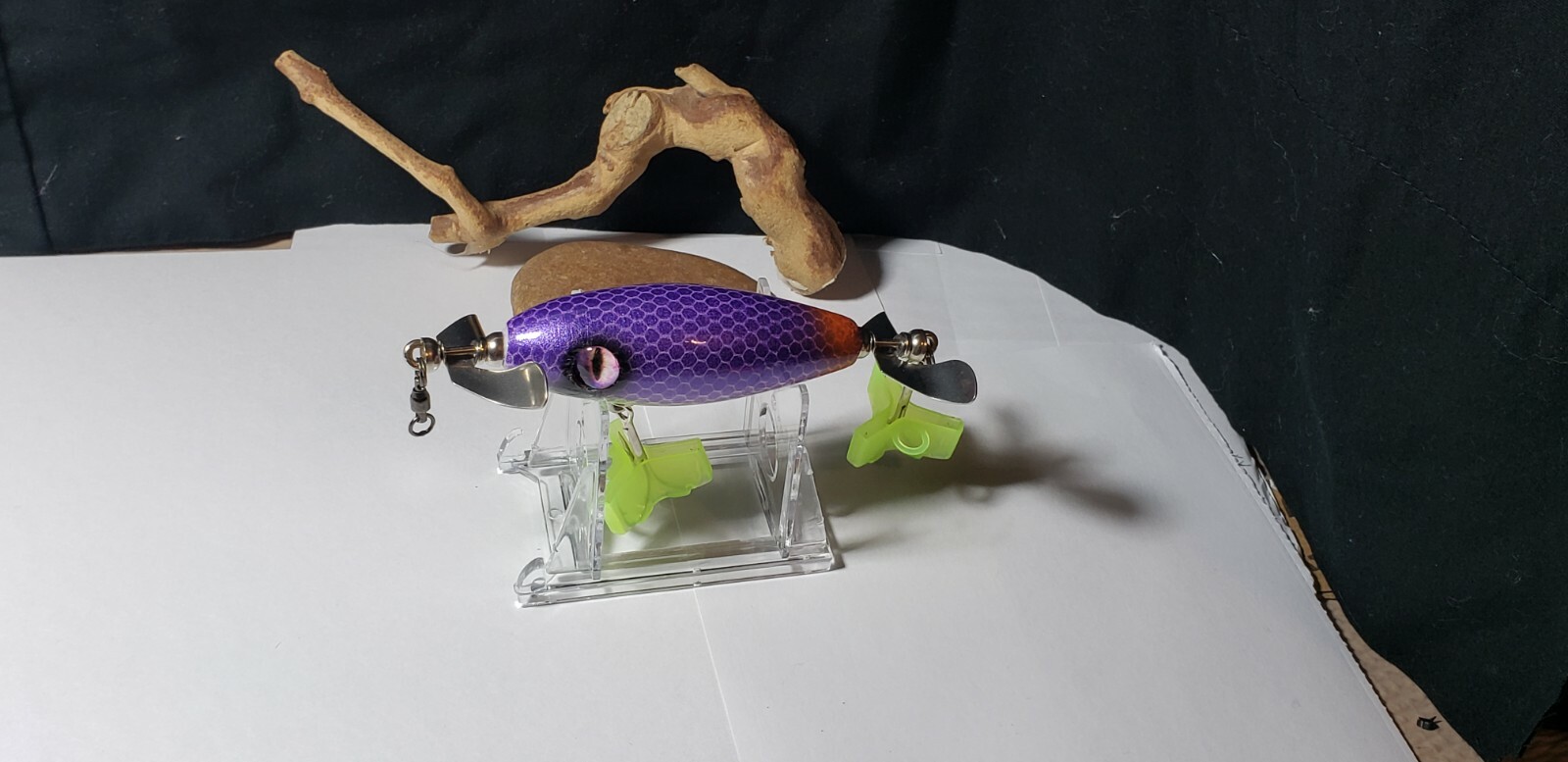 Custom Handmade 3 inch wooded topwater chopper lure(Lady bug) | eBay