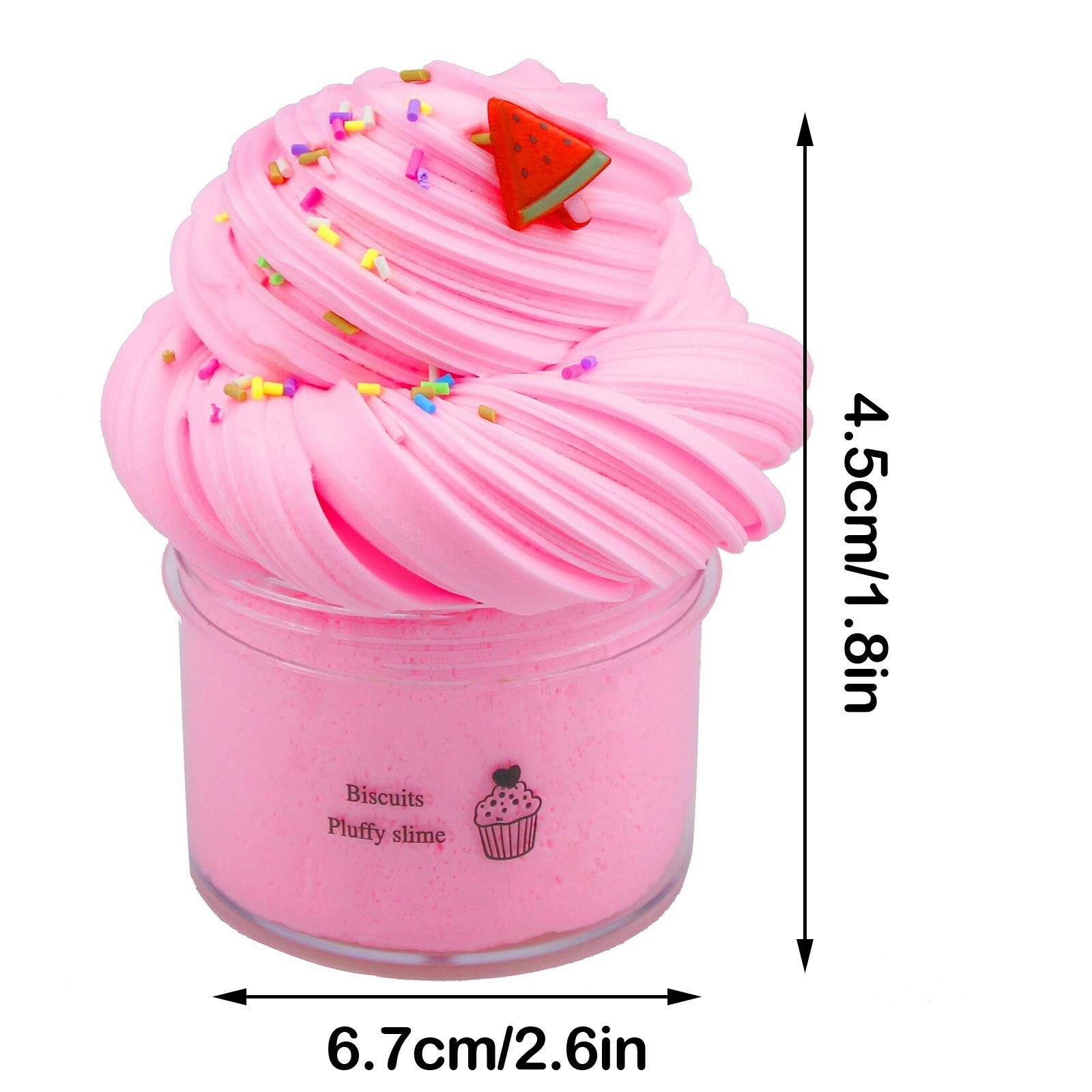 4pcs DIY Slime Fruit Kit Soft Non-Sticky Cloud Slime Scented Toy Kid ...