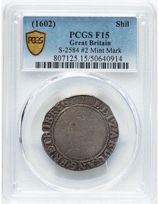 1602 England Great Britain Silver Shilling Elizabeth I PCGS F15 | eBay