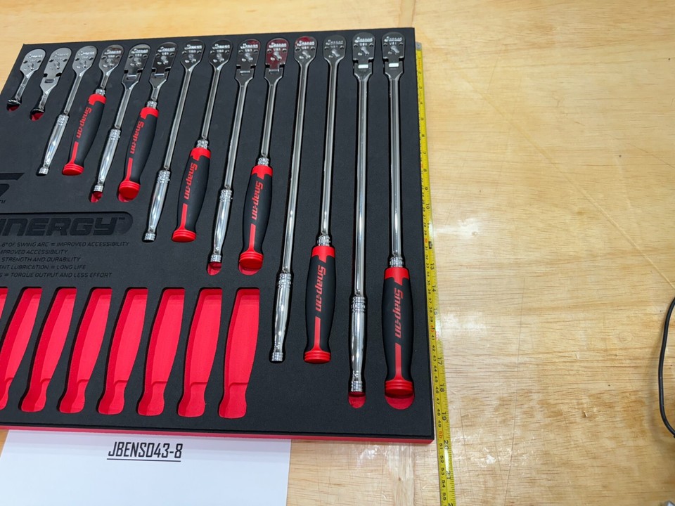 Snap-on Tools USA NEW 14pc 3/8" Drive 100 Tooth Cynergy Ratchet Master ...