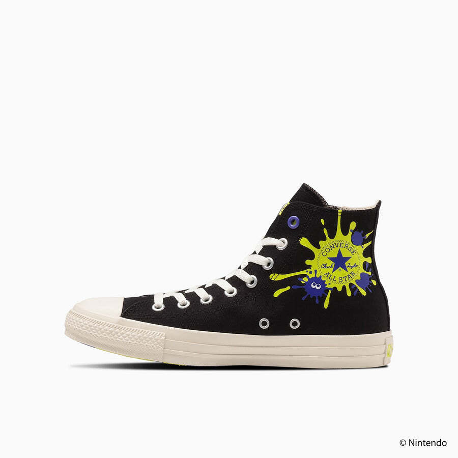 Converse Splatoon 3 All Star Chuck Taylor black sneakers Nintendo ...