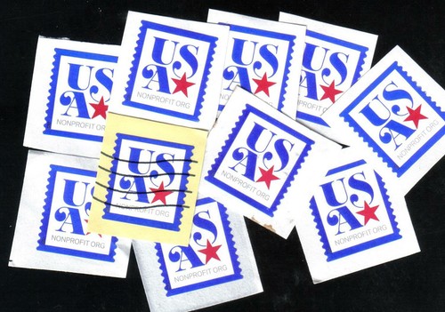 100+ #5172 USA Star Coil, Non-Profit Stamps, Used, On Paper | eBay