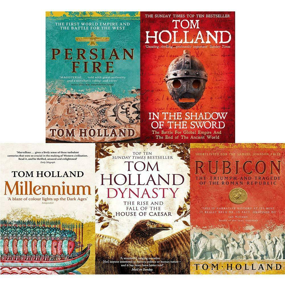 Tom Holland 5 Books Collection Set Rubicon, Dynasty, Millennium ...