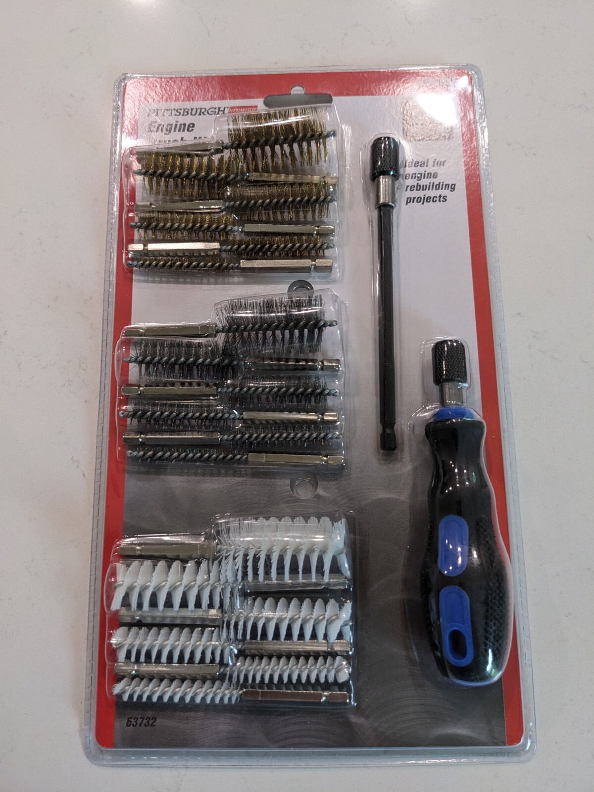 PITTSBURGH AUTOMOTIVE Engine Brush Kit, 20-Piece | eBay