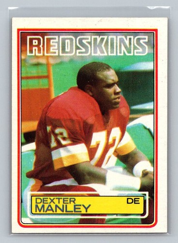 1983 NFL Topps Dexter Manley #191 Washington Redskins 83-TFBC | eBay