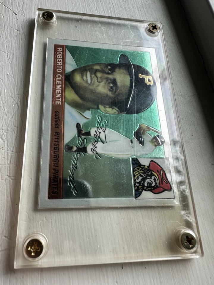 1998 TOPPS REPRINT FINEST REFRACTOR w/COATING 1955 #164 Roberto ...