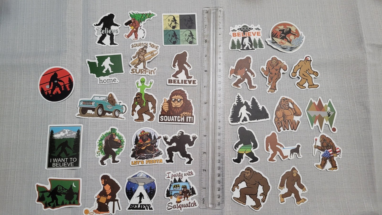 Bigfoot Sasquatch Sticker Decal Sticker Bigfoot Lot of 31 stickers | eBay