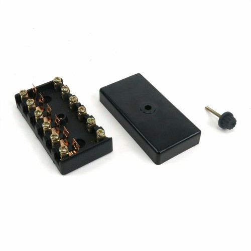 Universal Ceramic Torpedo Bullet 6 Fuse Block with Cover hot rod | eBay