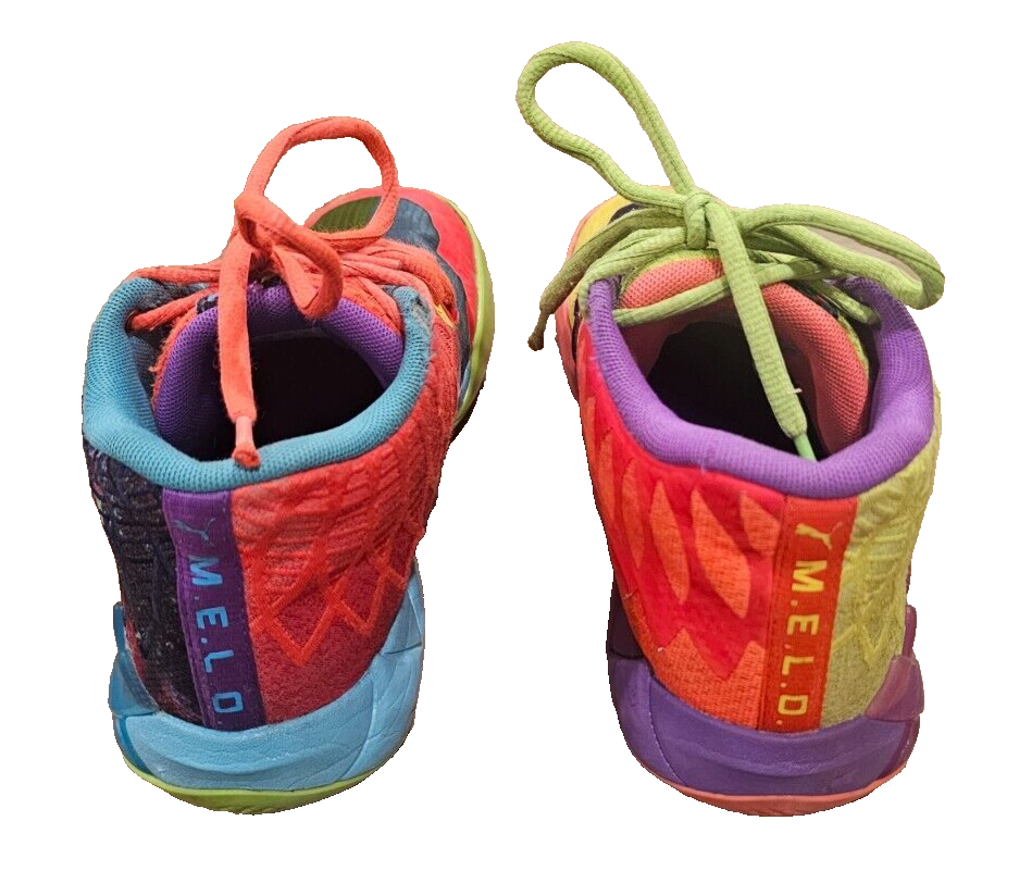 Puma Lamelo Ball MB1 Be You JR Junior Shoes Size 6 - Green Gecko/Red ...