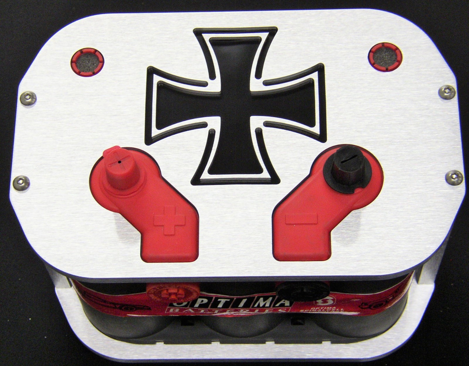 Cross Billet Optima Battery Hold Down, Tray, Bracket, Hotrod, rat rod ...