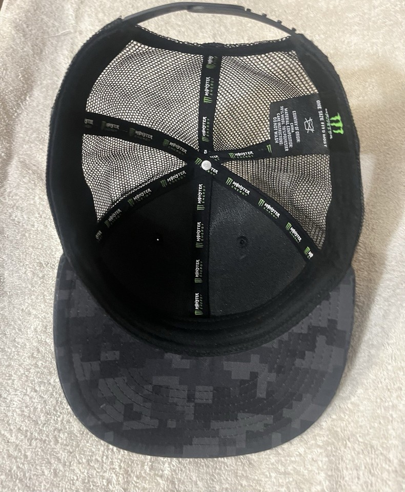 Monster Energy Drink Snapback Hat | eBay