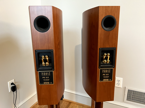 Set of PHASE TECHNOLOGY PC3.5 Cherry Premier Collection Speakers ...