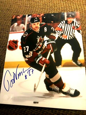 Teppo Numminen Autographed Phoenix Coyotes 8x10 Photo COA | eBay