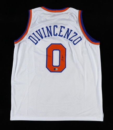 Donte DiVincenzo Signed New York Knicks Jersey (Beckett) 2021 NBA ...