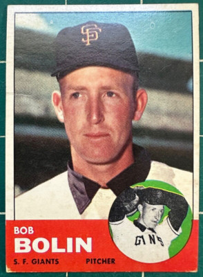 1963 Topps Bob Bolin #106 GIANTS | eBay