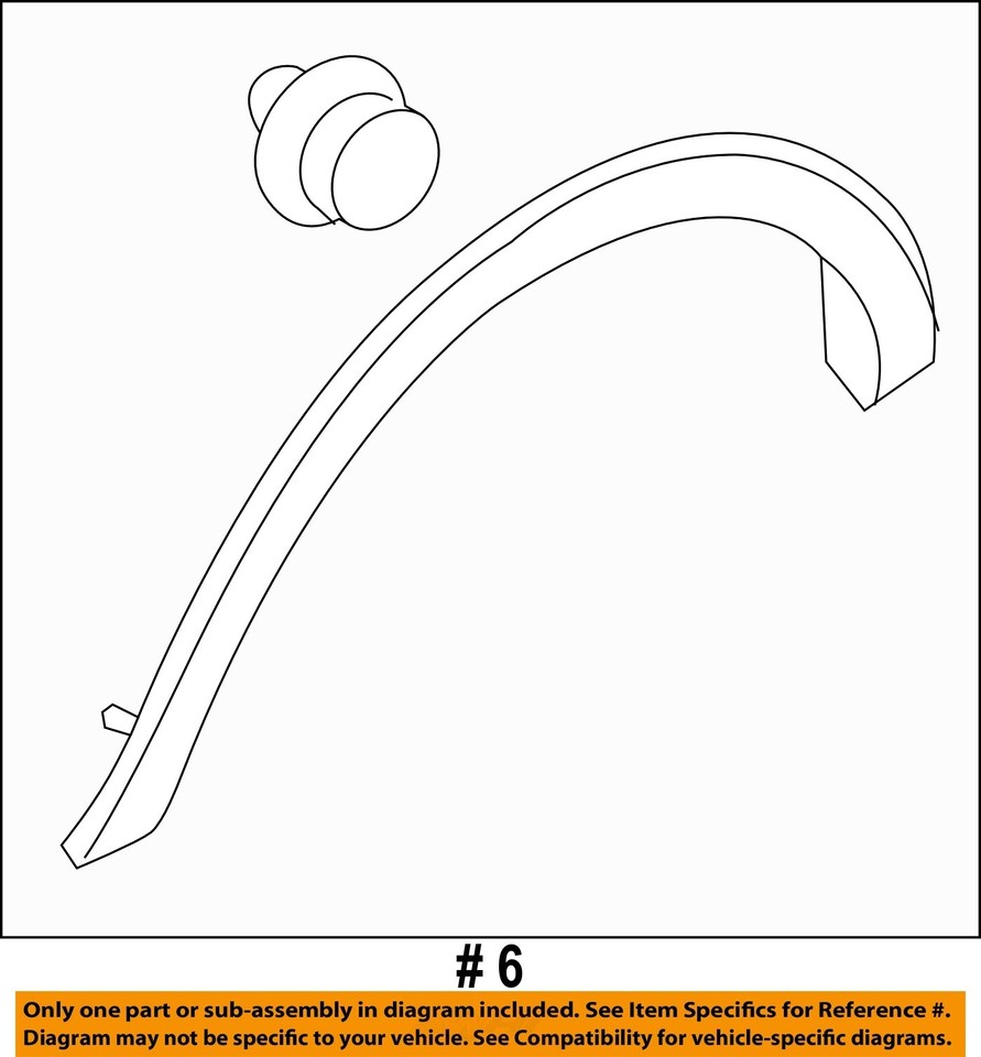 FORD OEM 19-23 E-Transit Side Panel Exterior Trim-Wheel Opng Mldg ...