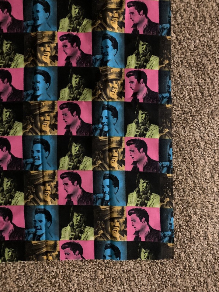 Elvis Presley Fabric Fat Quarter Vintage Hard To Find Shamash & Sons | eBay