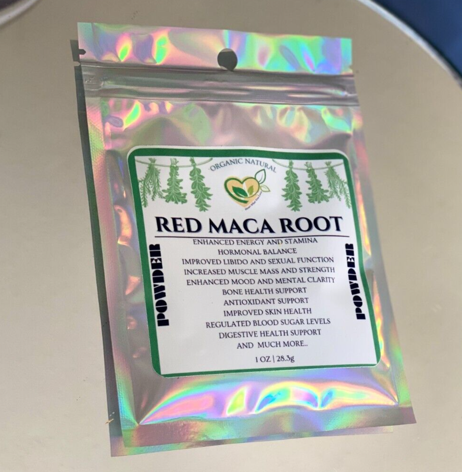Red Maca Root Powder 1oz – Organic Natural Vitality Hormone Support ...